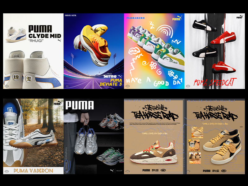 球鞋海报 ｜ PUMA 彪马品牌 PART 3_zorrocoon妖妖-站酷ZCOOL