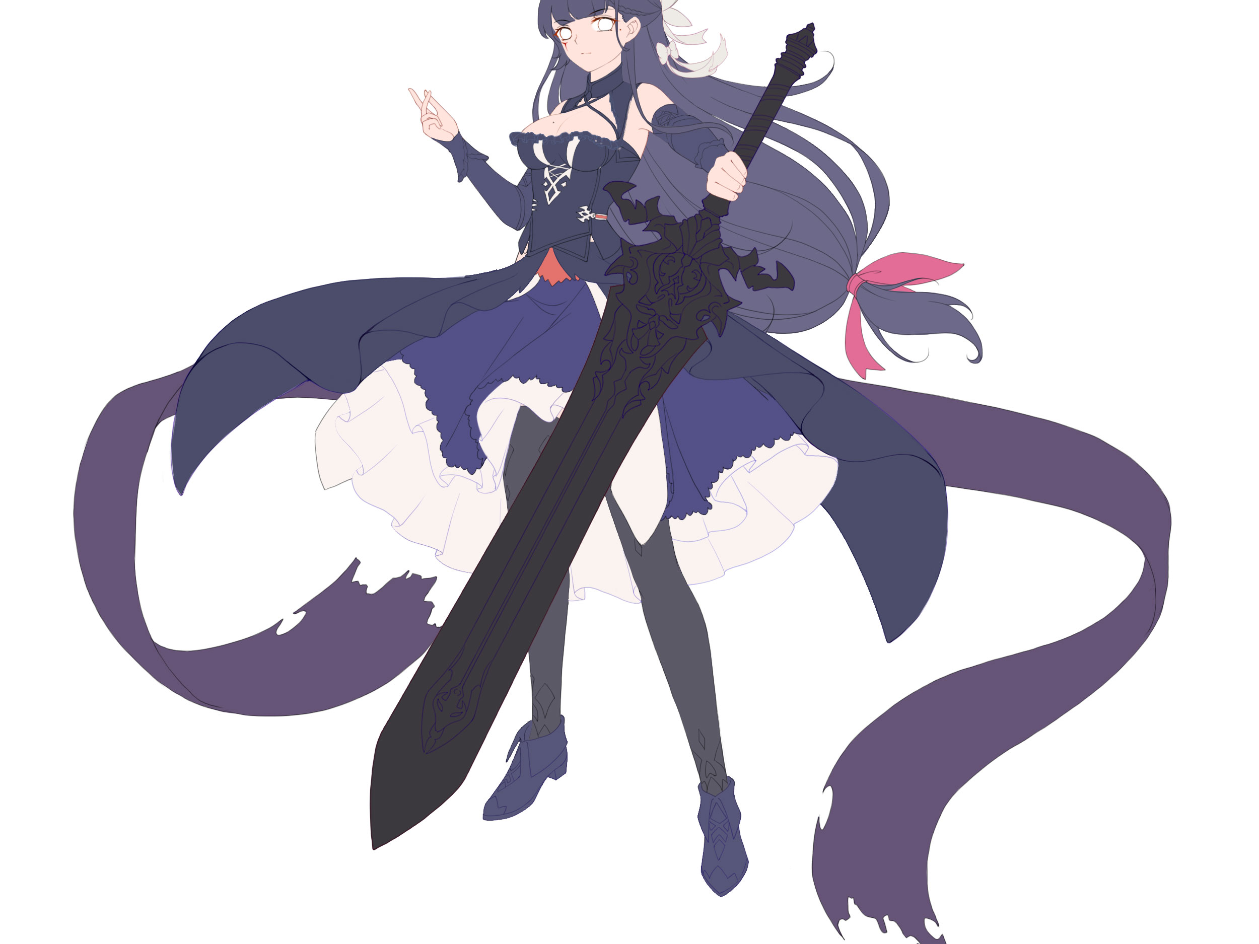 素特完成版（彩）绘画步骤_西元WAKE-站酷ZCOOL