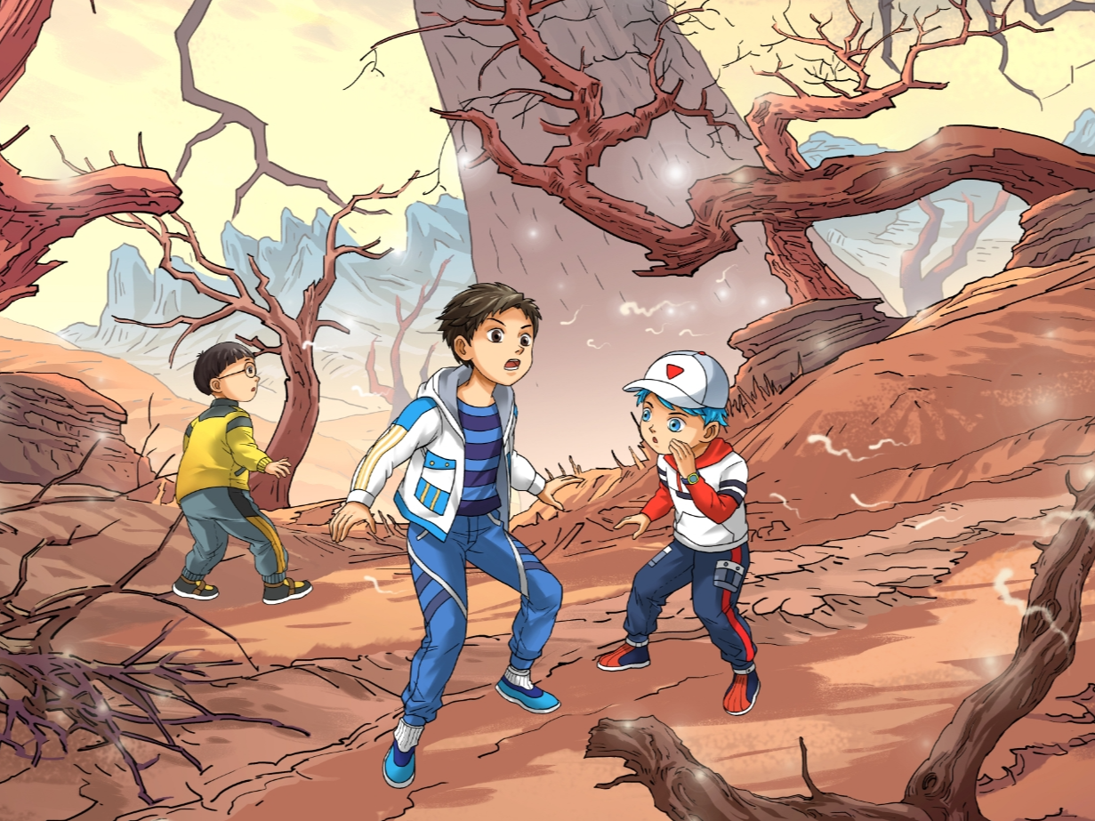 “外星弟弟”系列图书插画_景韵小德-站酷ZCOOL