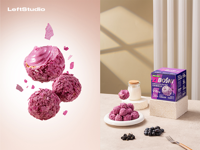 紫博士 × Leftstudio｜花青素紫玉丸_LeftStudio-站酷ZCOOL