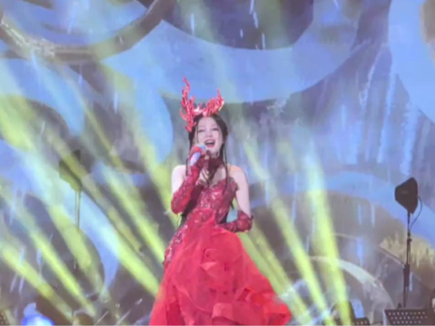 舞台大屏幕张韶涵大连演唱会LED透明屏【联诚发】_联诚发-站酷ZCOOL