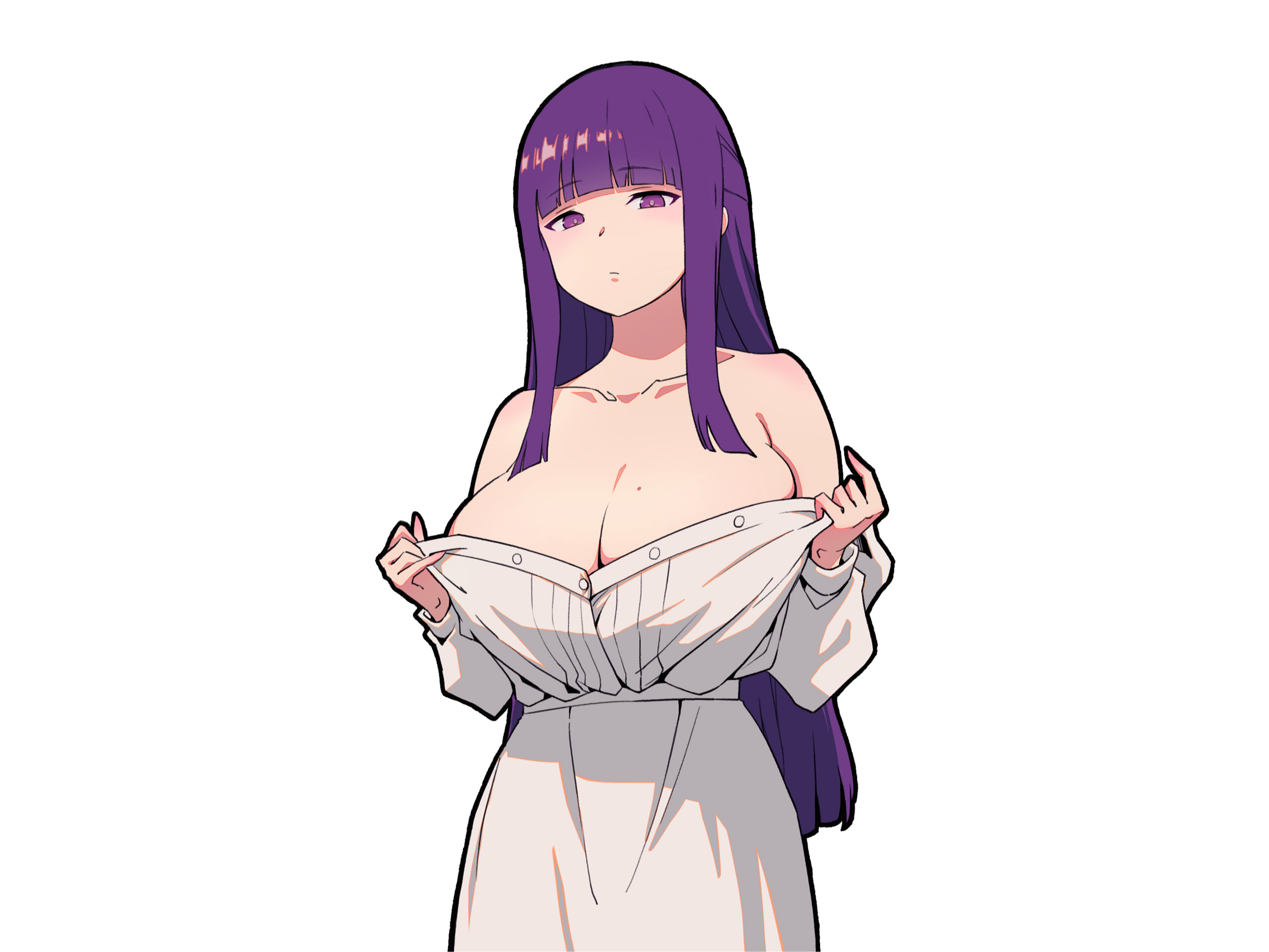 二次元紫毛同人系列-菲伦_画画的鹰嘴豆-站酷ZCOOL