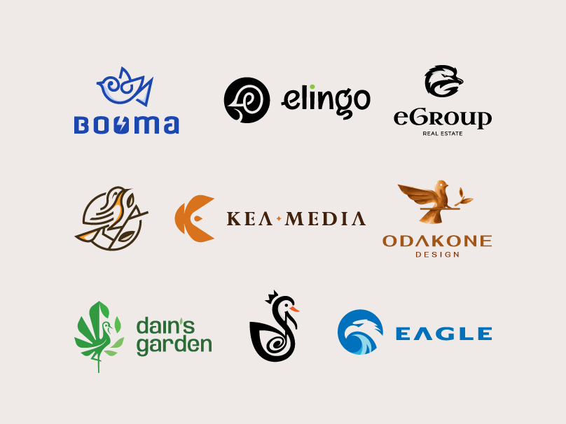 Bird Logos & Marks - Vol.2_DAINOGO-站酷ZCOOL