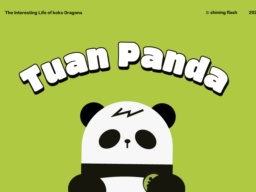 一捧饭团IP-熊猫团团_闪光的Flash-站酷ZCOOL