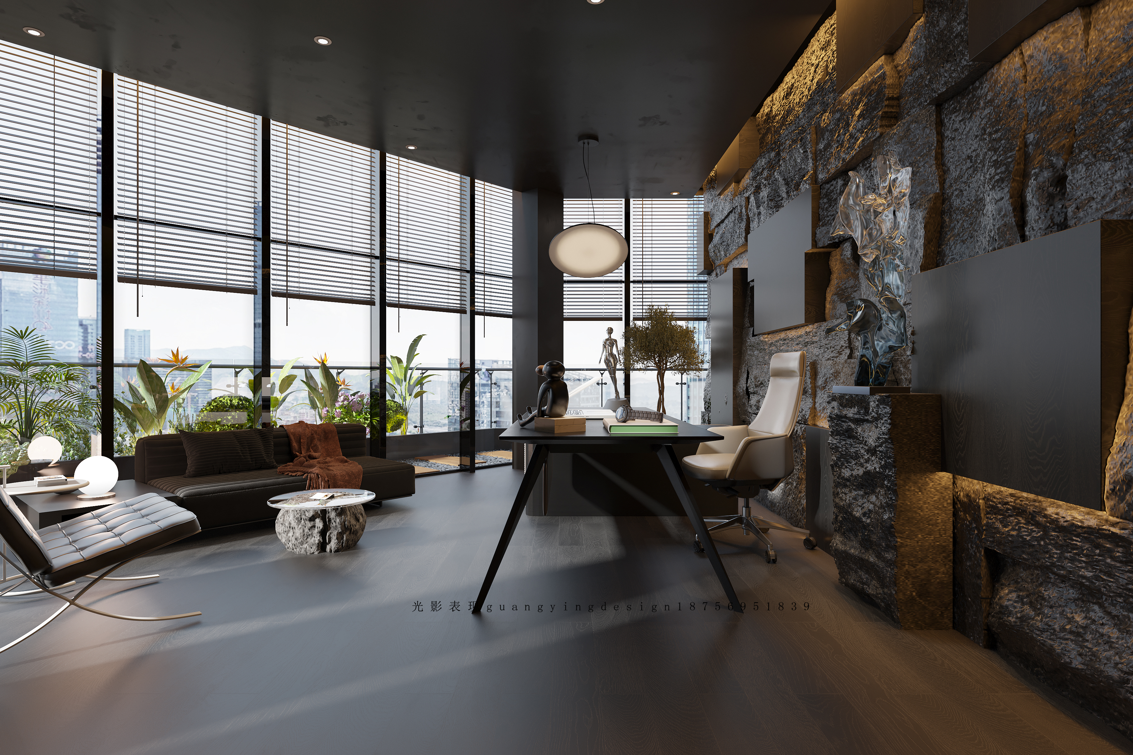 现代简约办公室｜让办公成为一种享受_炫8621-站酷ZCOOL