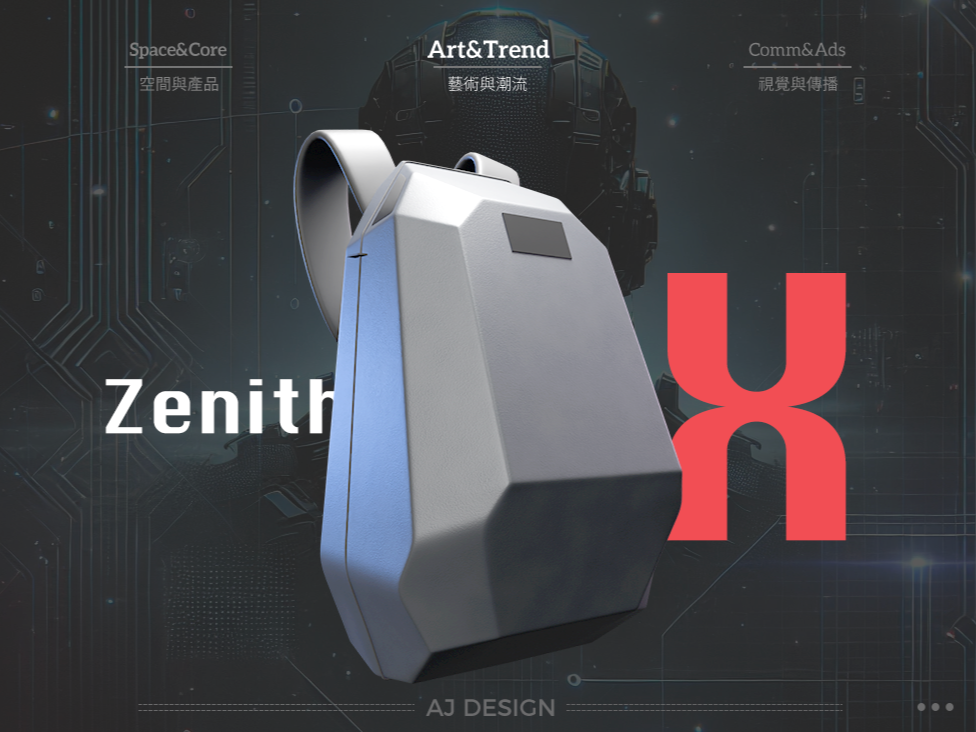 Zenith-X: 未来感背包的全新定义_archJude-站酷ZCOOL