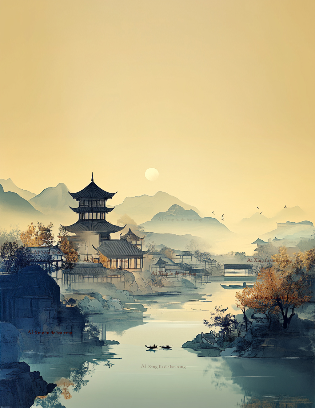 MJ宋代美学I烟波浩渺_AvoAdQJ1AY-站酷ZCOOL