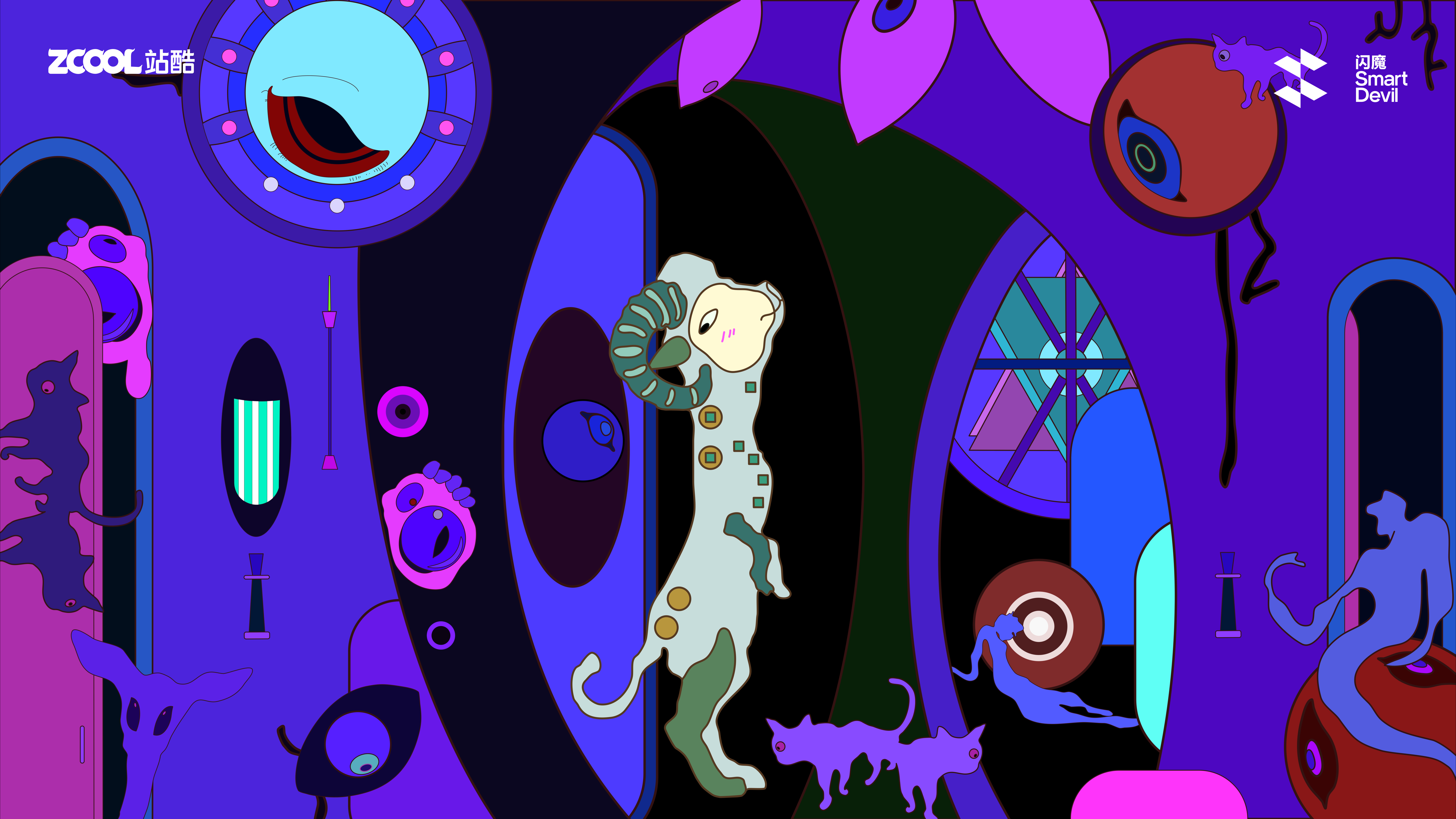 捉迷藏！游戏时间_二至-站酷ZCOOL