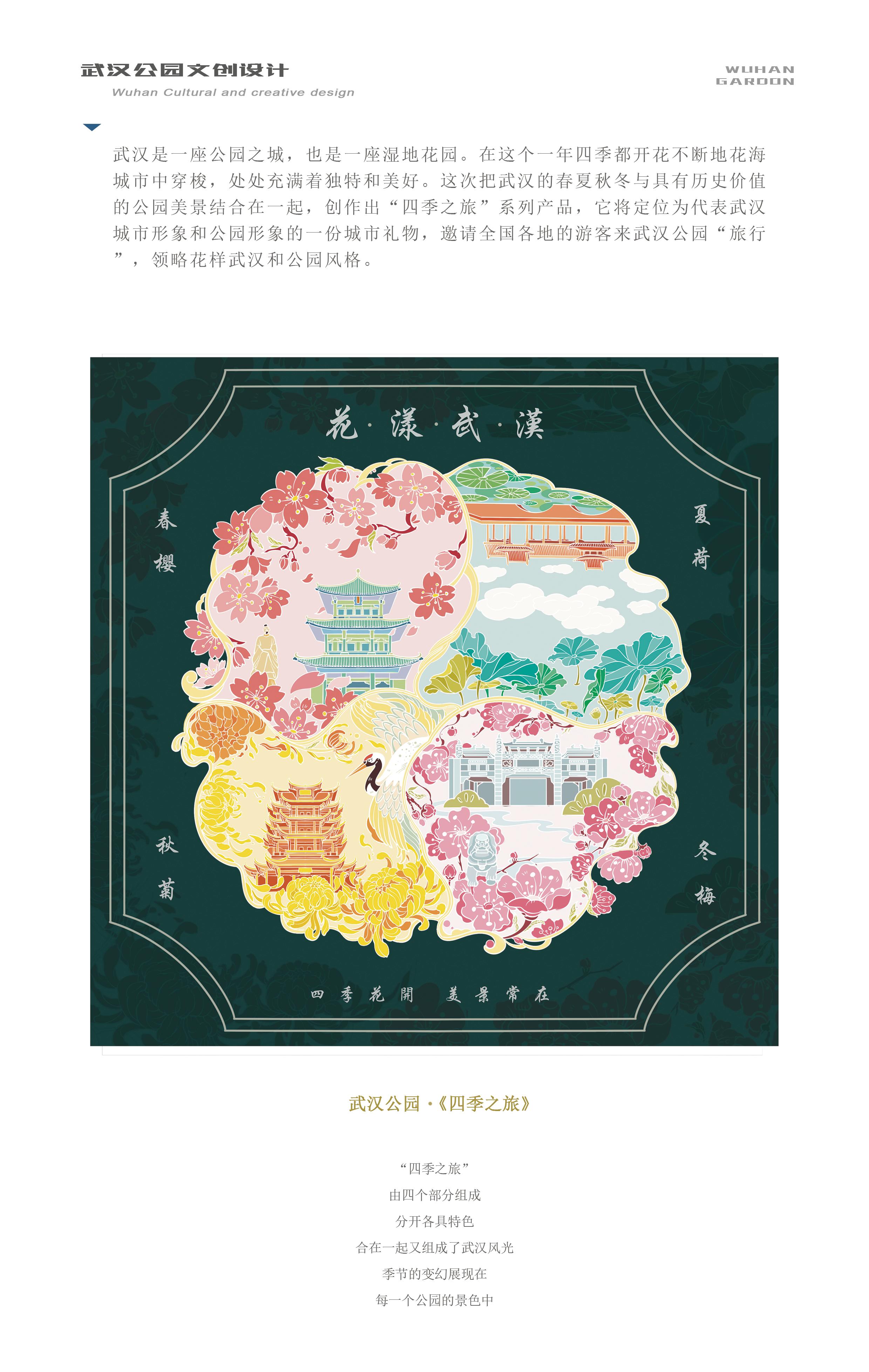 武汉公园文创比赛作品《四季之旅》_shellxh-站酷ZCOOL