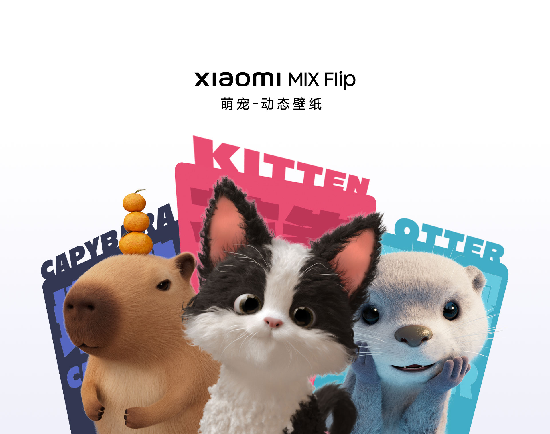 小米MIX Flip 萌宠锁屏_葡萄创意-站酷ZCOOL