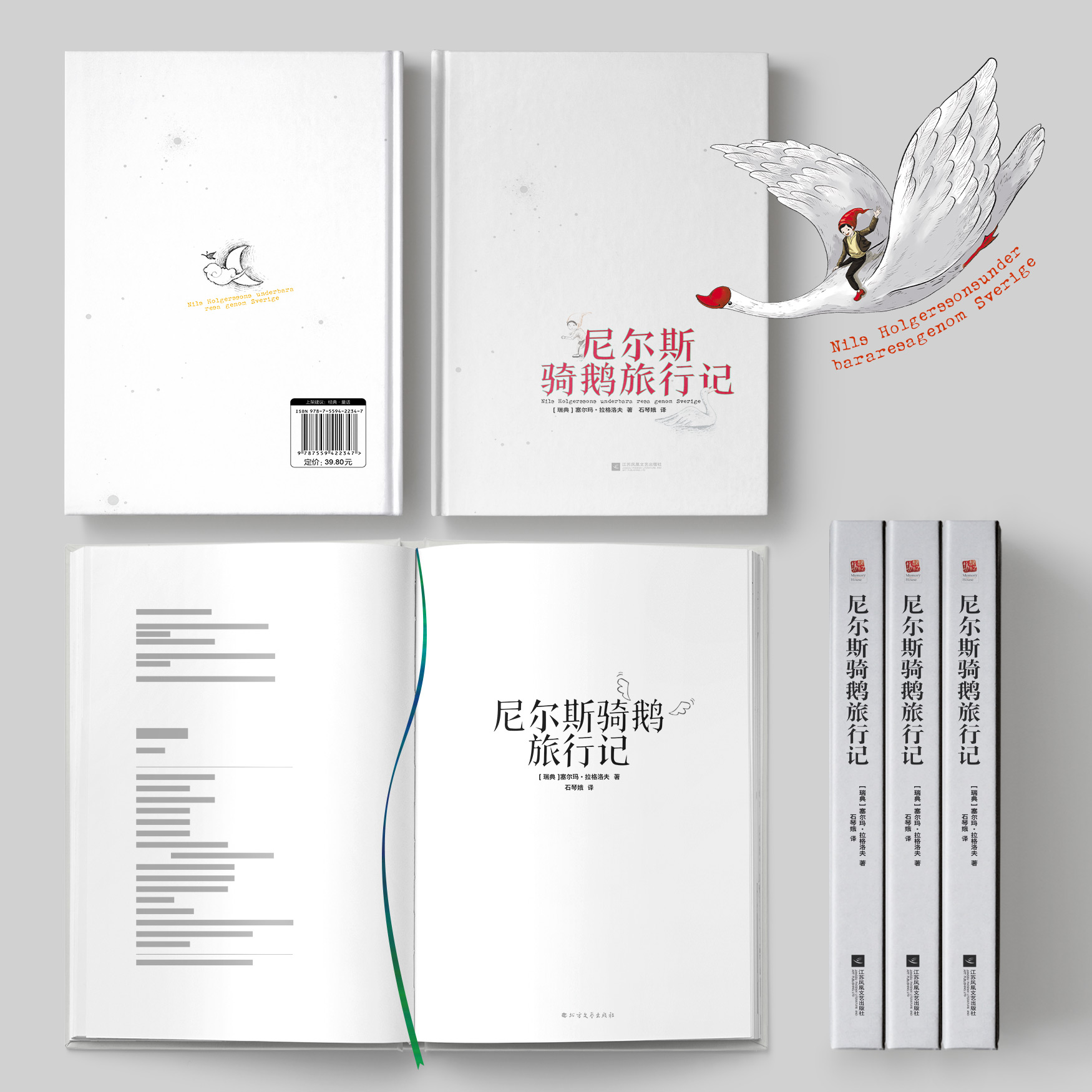 尼尔斯骑鹅旅行记 封面设计_上限Streamax-站酷ZCOOL