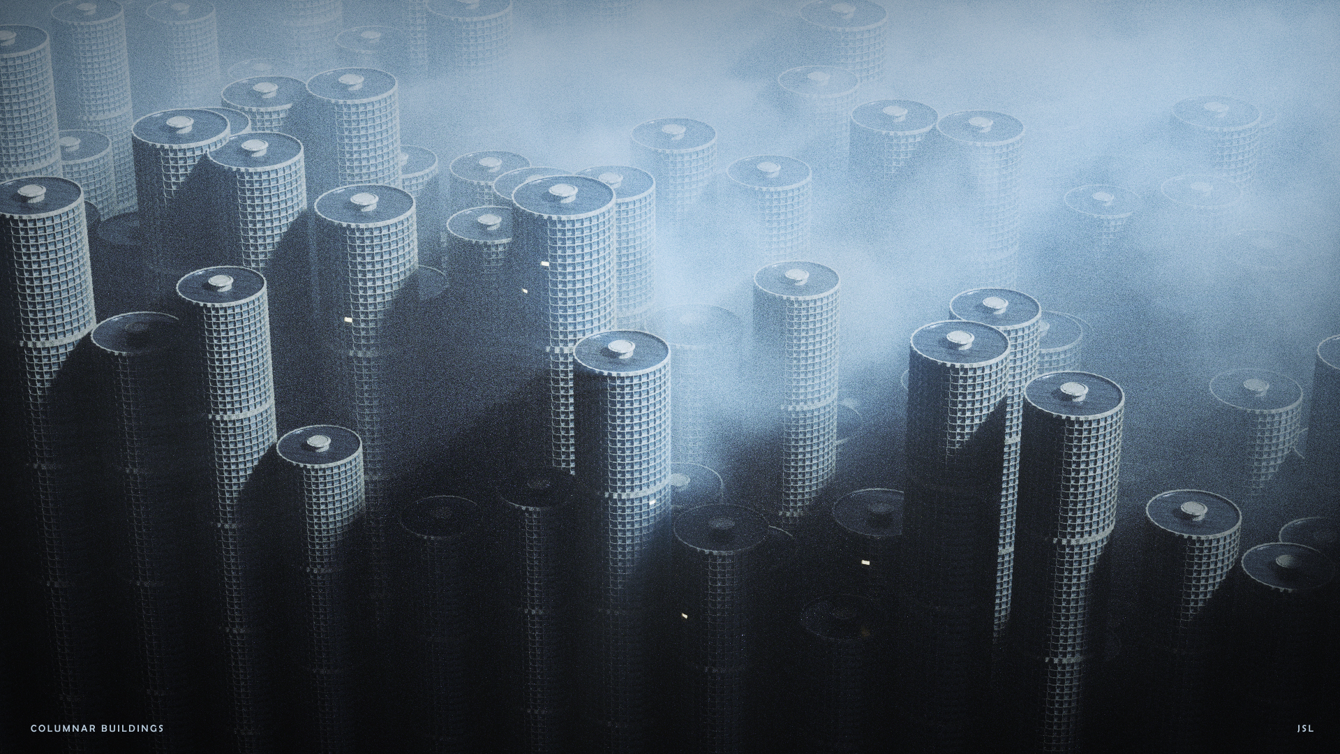 Columnar buildings_JSOONLO-站酷ZCOOL