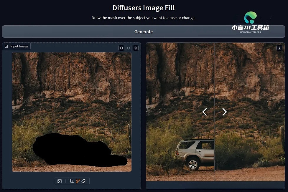 照片大变身，AI消除工具-Diffusers Image Fill_Z756627139-站酷ZCOOL