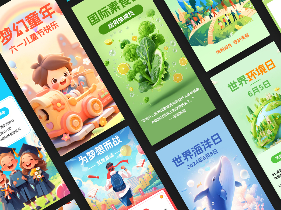 AIGC搞定海报素材_灵羽UI设计-站酷ZCOOL