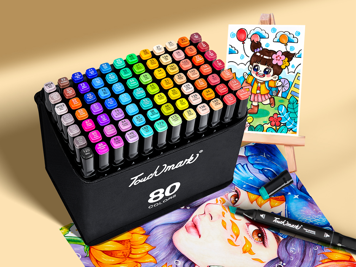 Touchmark | T3 油性马克笔详情页设计_qianze_sun-站酷ZCOOL