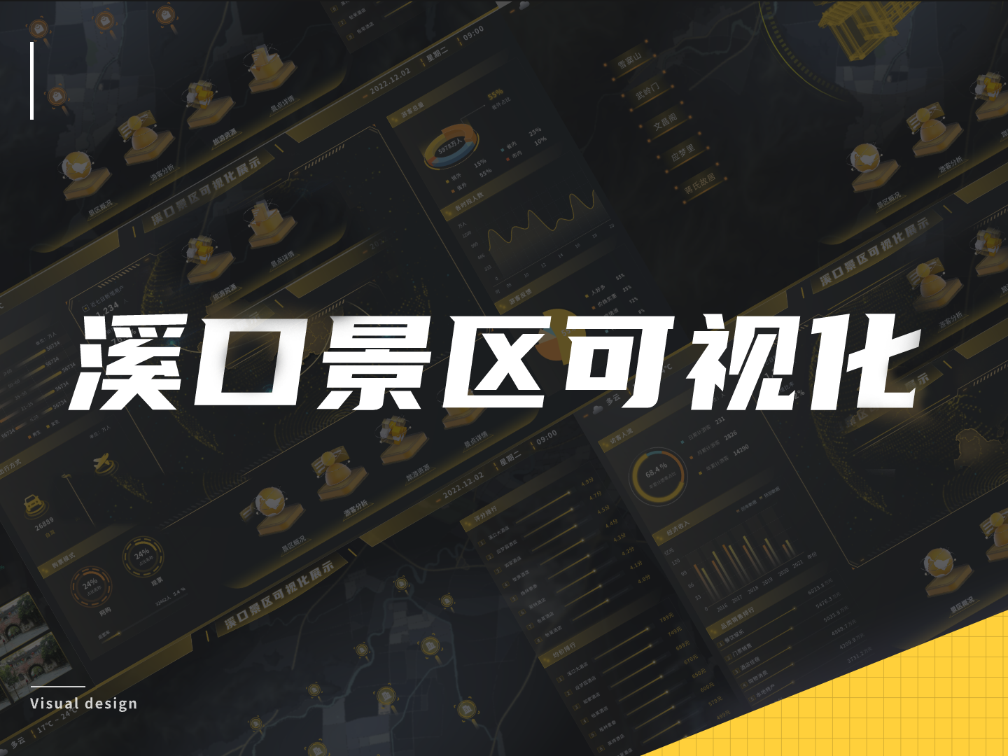 宁波溪口景区可视化设计_喜le楽-站酷ZCOOL