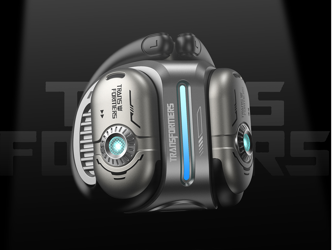 Transformers 丨 机甲面具蓝牙耳机_恐龙视觉-站酷ZCOOL