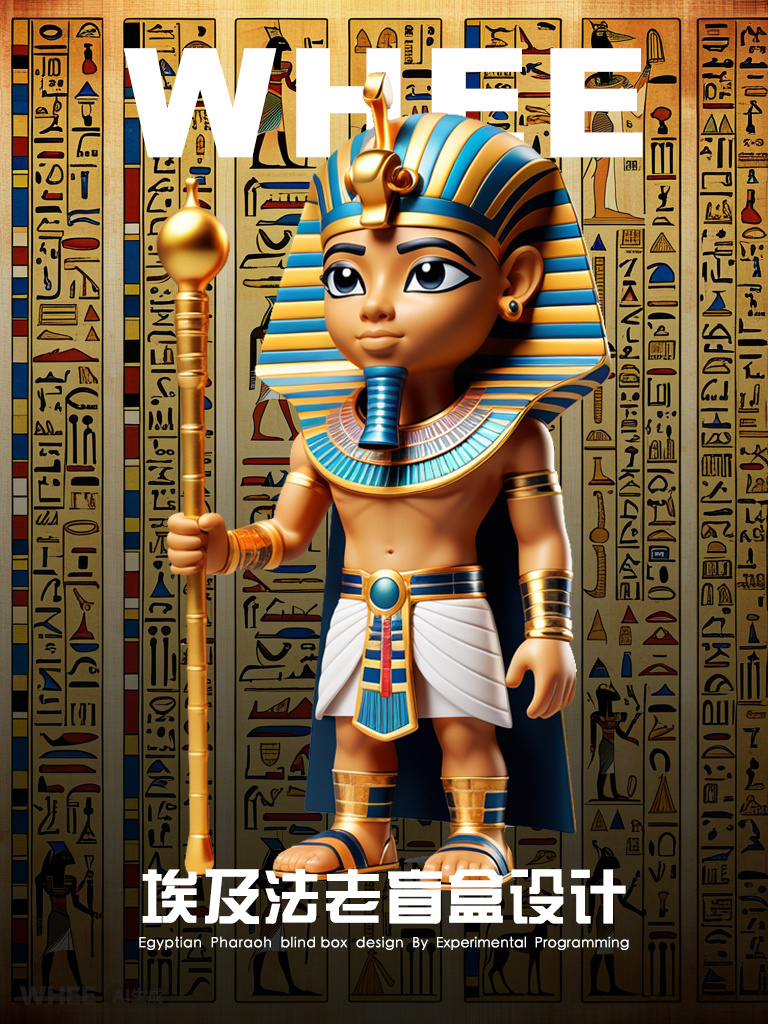 WHEE创作埃及法老IP盲盒设计教程_Contra实验编程-站酷ZCOOL