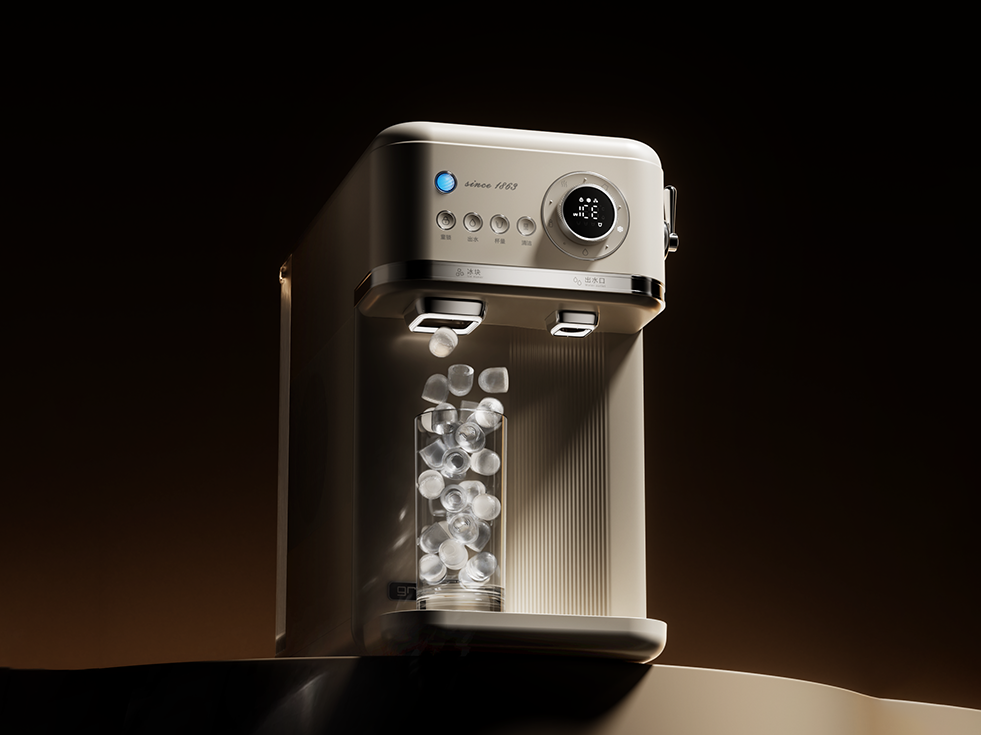 格罗赛格xMIKO|轻复古科技新纪元制冰即热饮水机_米壳工业设计-站酷ZCOOL