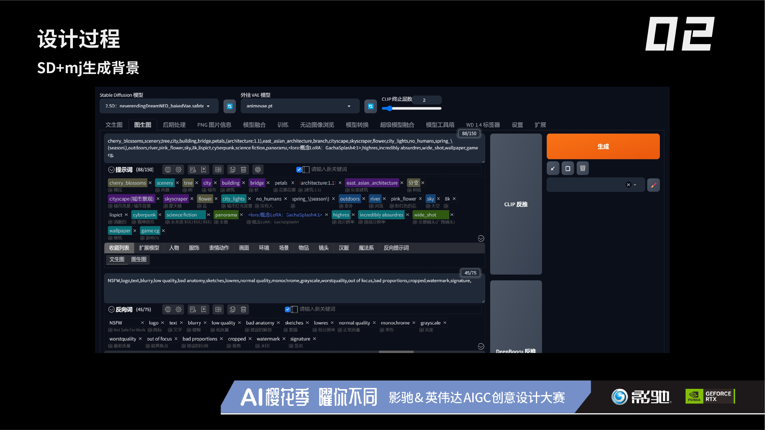 AIGC|赛博樱花_Yuhm23-站酷ZCOOL