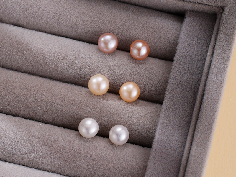 珍珠耳钉_cous-站酷ZCOOL