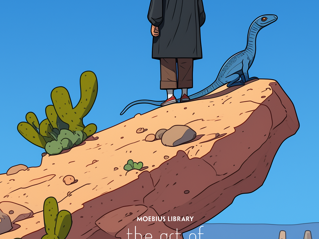 Moebius风格外星插画海报_Moonbear一号-站酷ZCOOL