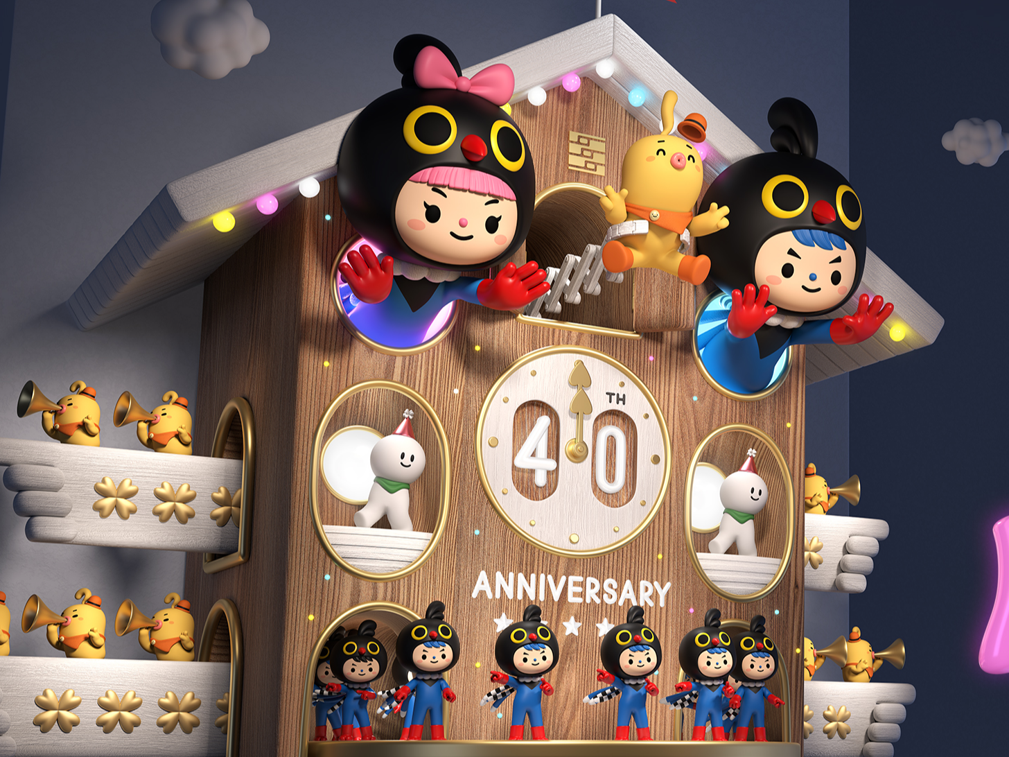 THE CUCKOO CLOCK'S CALL OF HAPPINESS_knockanick-站酷ZCOOL