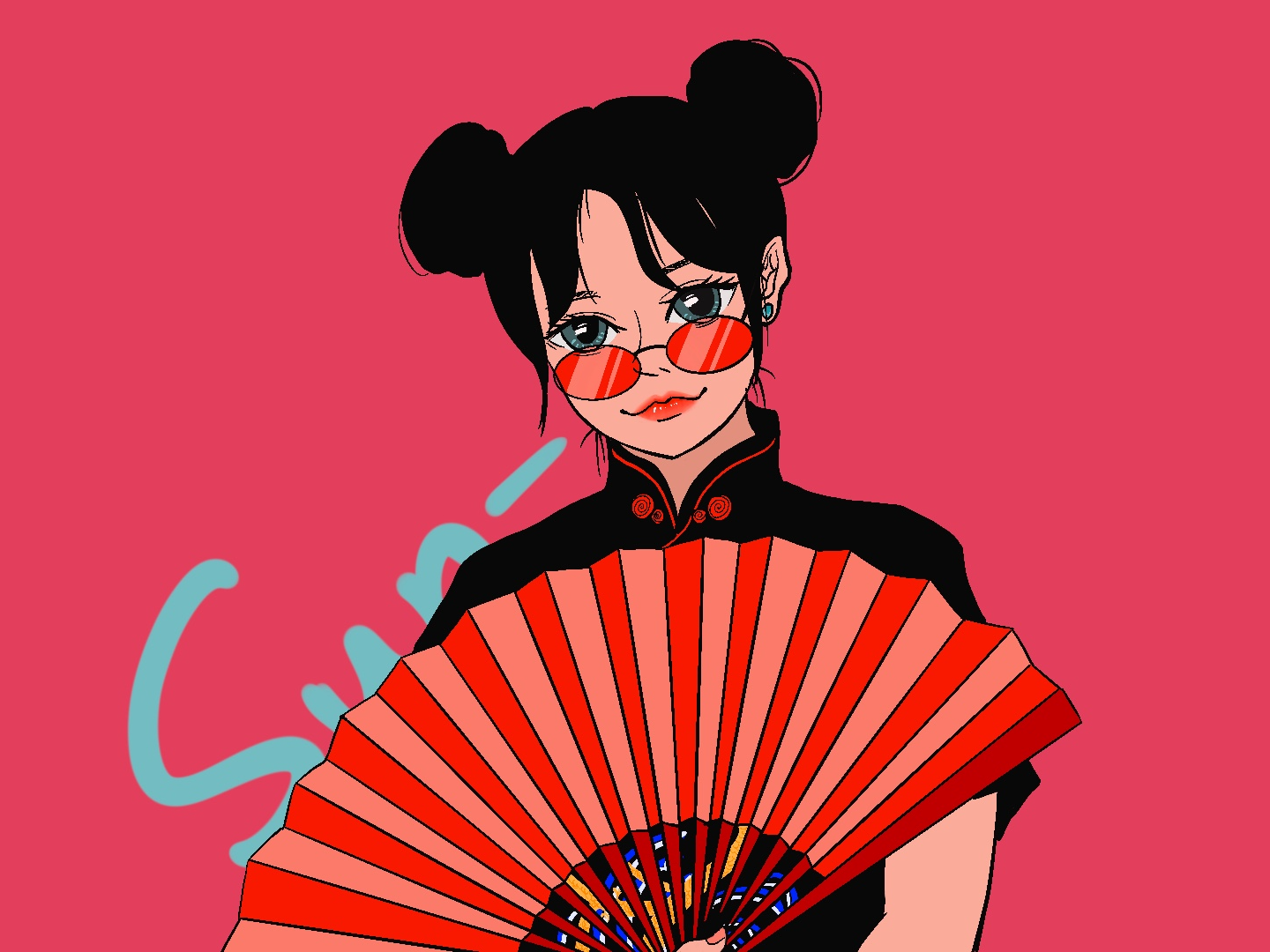 Procreate手绘人物插画_Sunyq0707-站酷ZCOOL