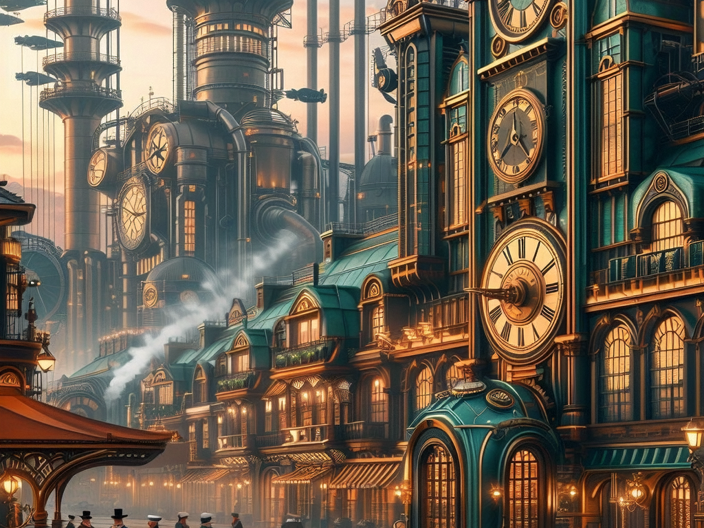 蒸汽朋克都市_GGGboy-站酷ZCOOL