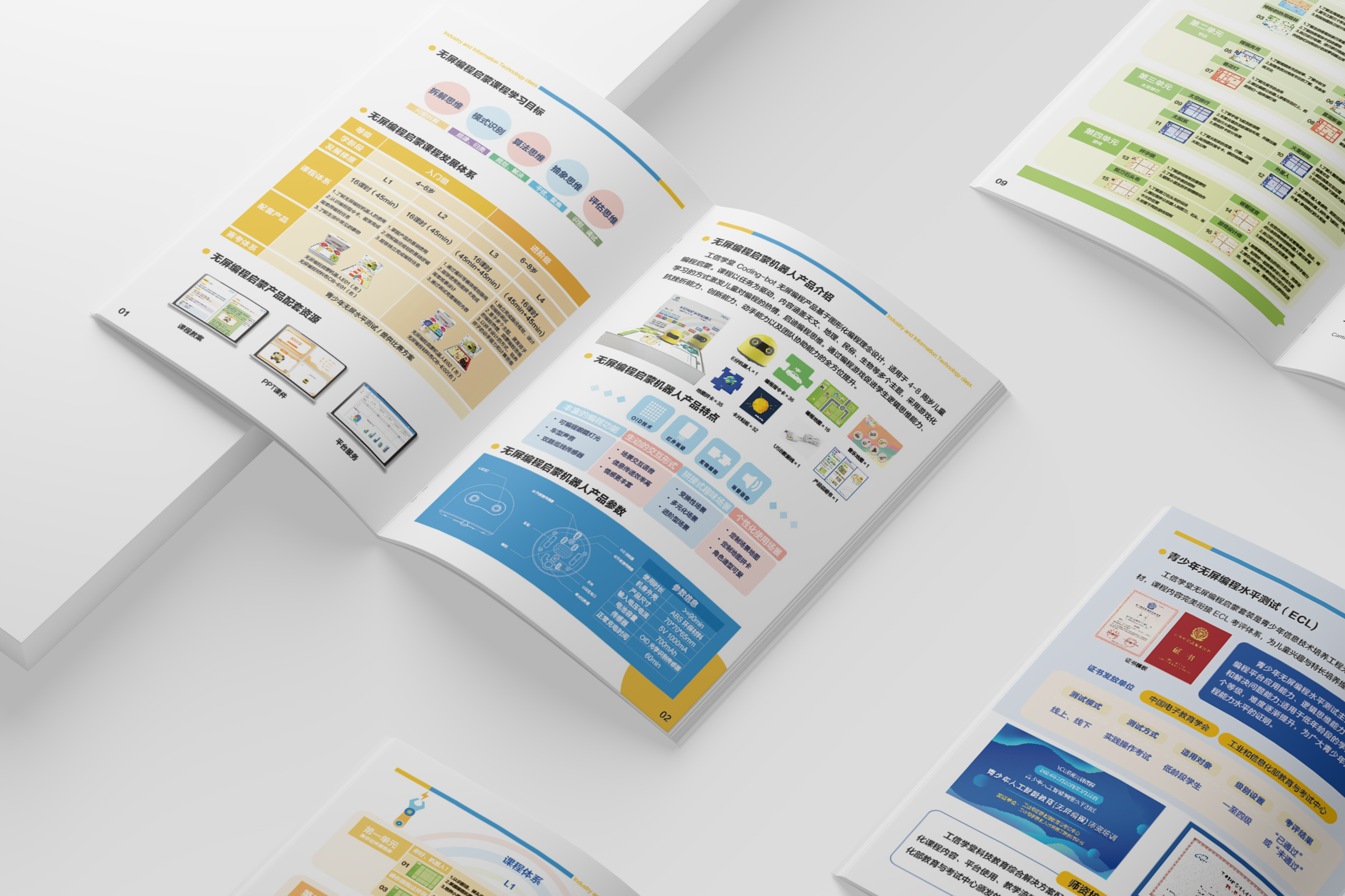 无屏编程启蒙机器人宣传画册_zwei17-站酷ZCOOL