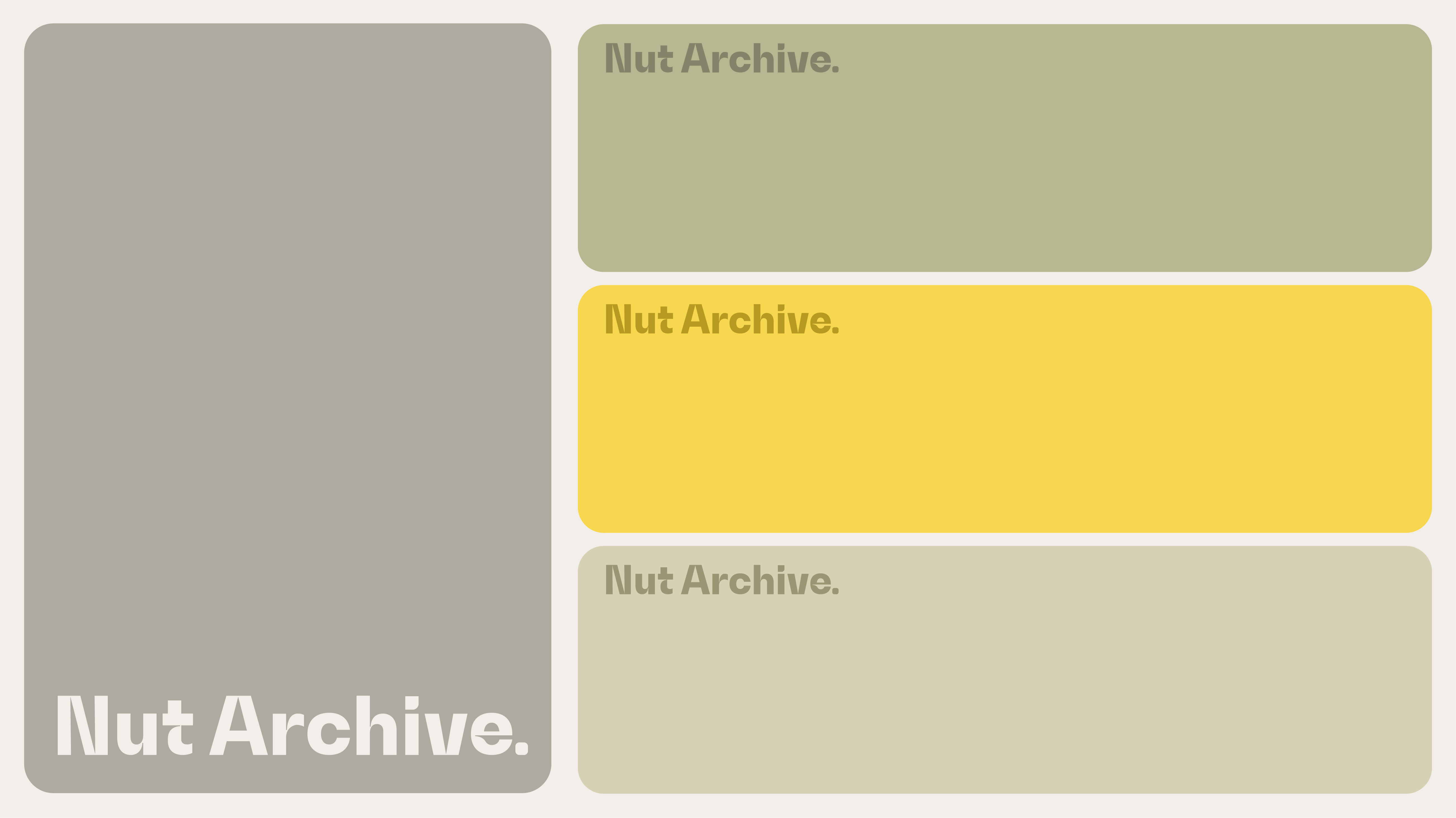 Nut Archive._吾笑设计事务所-站酷ZCOOL