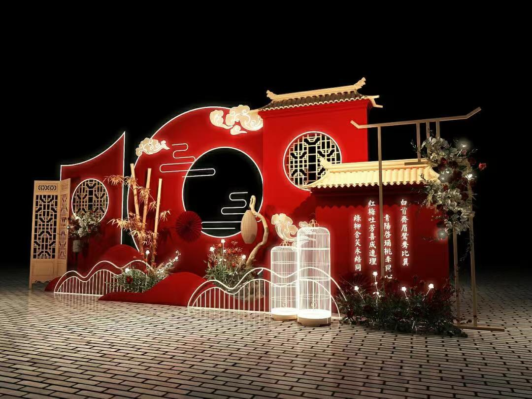 商场春节美陈：新春的视觉盛宴与情感共鸣_蚂蚁美陈道具工厂-站酷ZCOOL