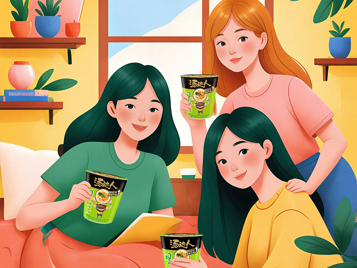 AI海报案例 汤达人野生代言人_七秒忘流年-站酷ZCOOL