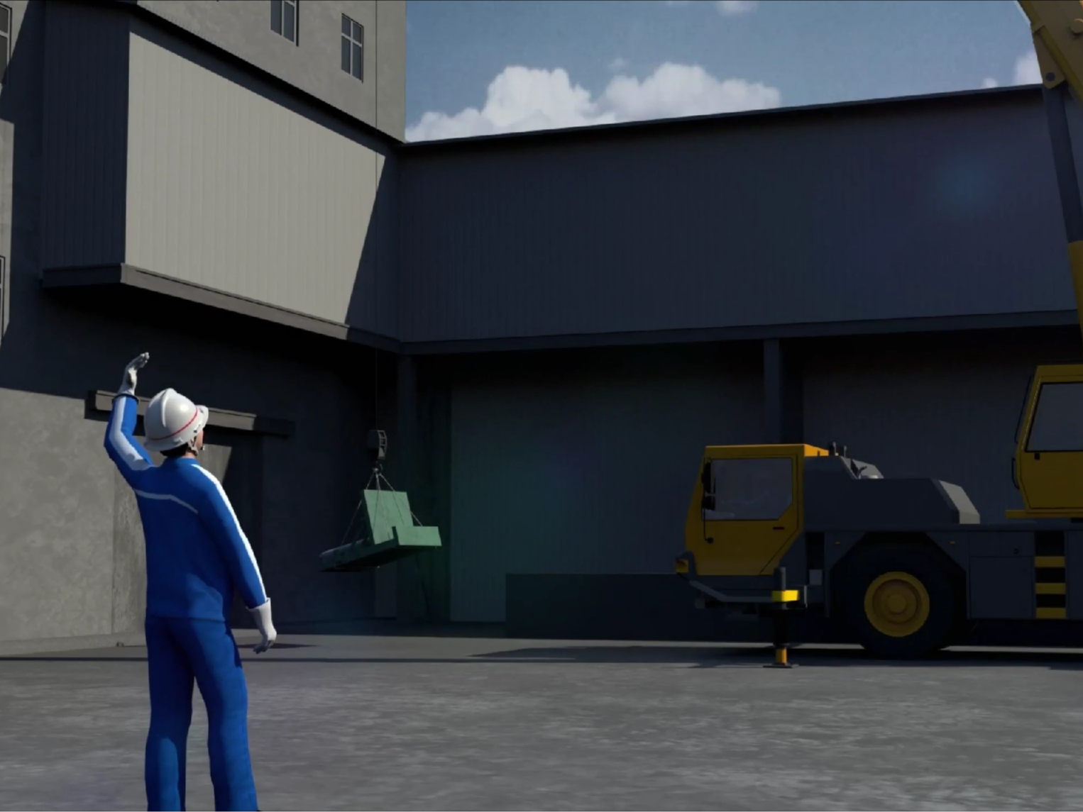 三维起重伤害事故案例动画_博达文化-站酷ZCOOL