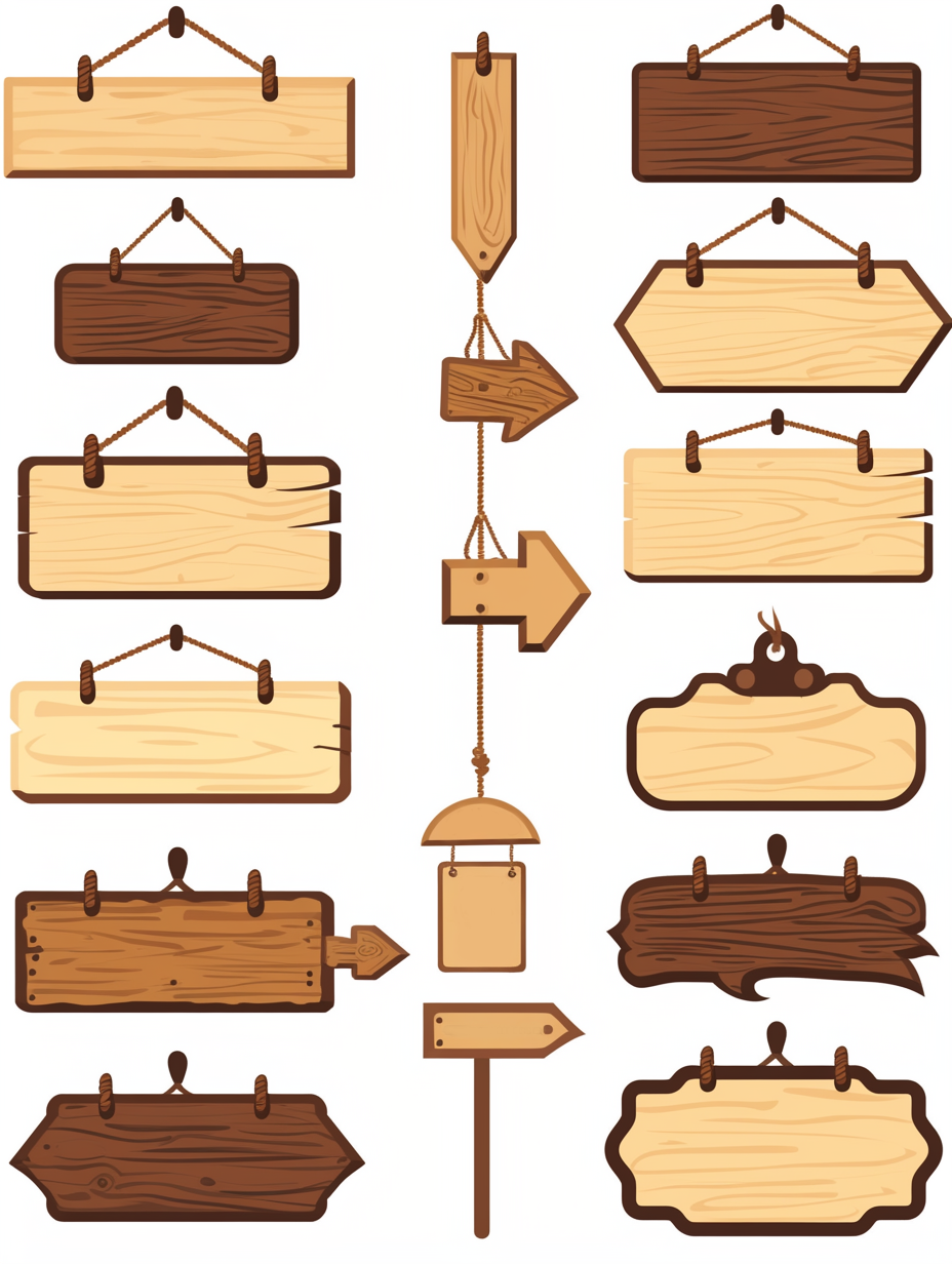 复古小木牌标签卡_阿柴柴柴99999-站酷ZCOOL