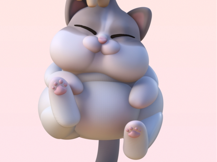 捏起的猫_Penny佩妮-站酷ZCOOL