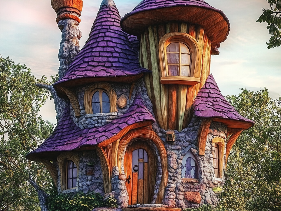 巫婆的魔法城堡_fandi寕-站酷ZCOOL