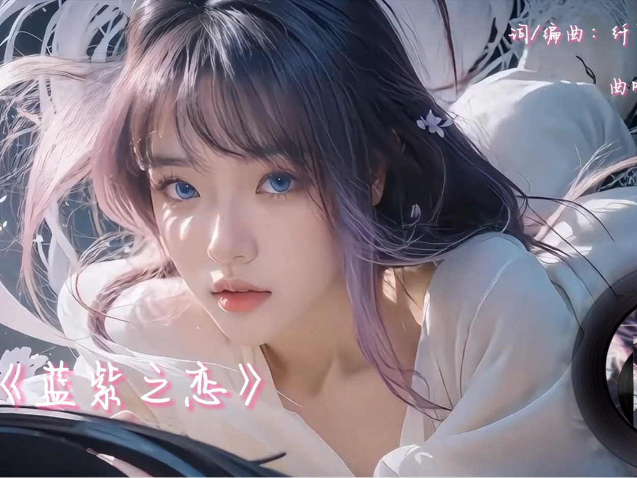 《蓝紫之恋》歌曲MV壁纸_纤皇花-站酷ZCOOL