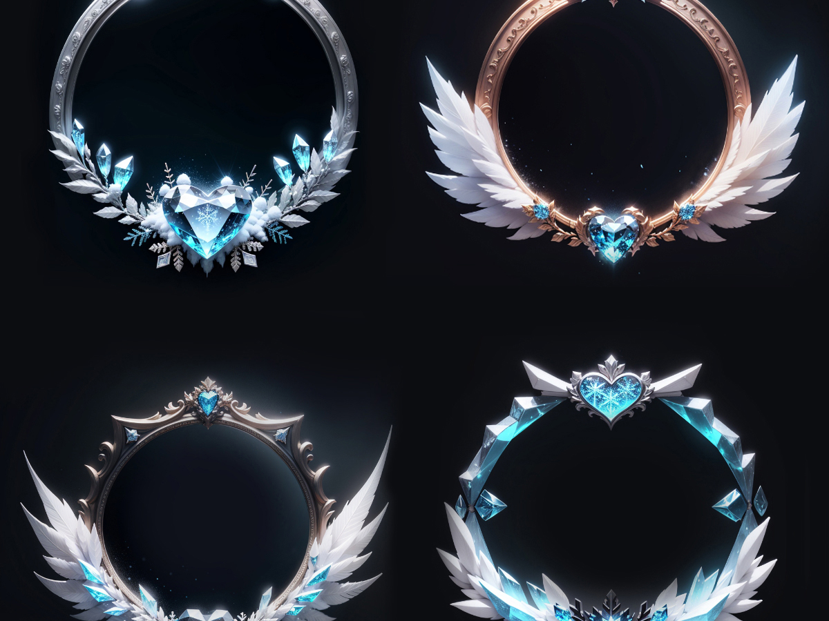 头像框-冰雪一_99miao-站酷ZCOOL