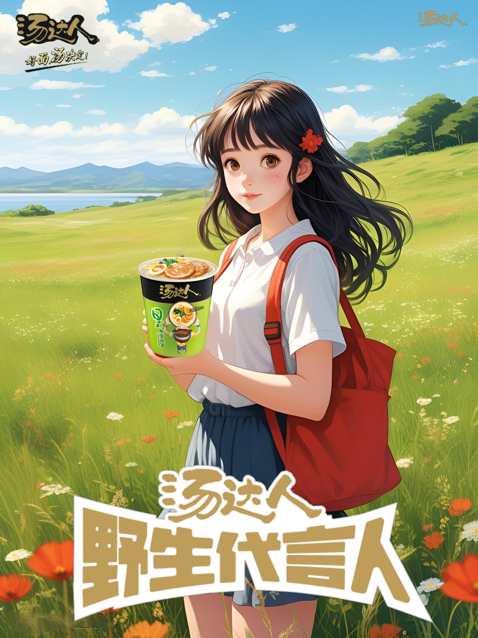 汤达人×野生代言人 二等奖作品_梨塔lks-站酷ZCOOL