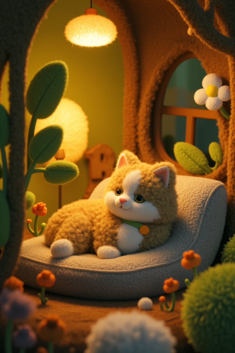 毛毡风格 AI作品练习_梨塔lks-站酷ZCOOL