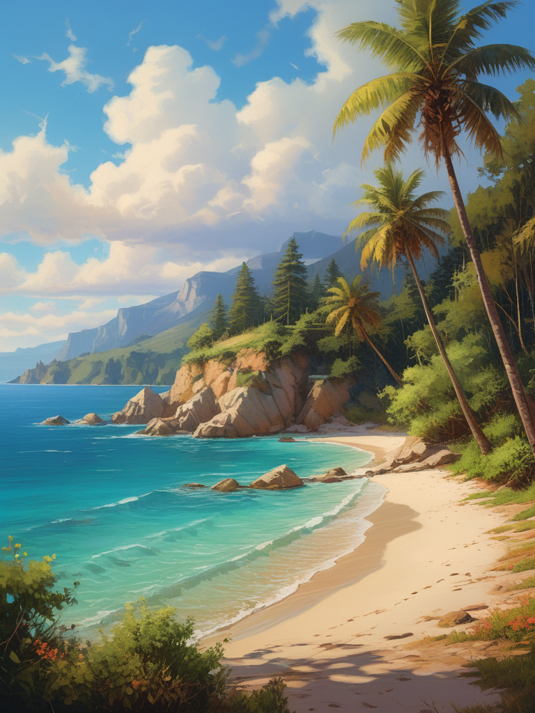 夏日海滩_Gagahand-站酷ZCOOL