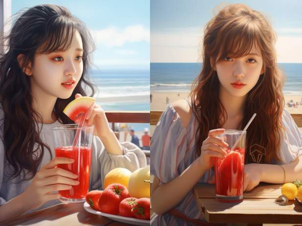 下午茶的美女_NiceDayDayDay-站酷ZCOOL