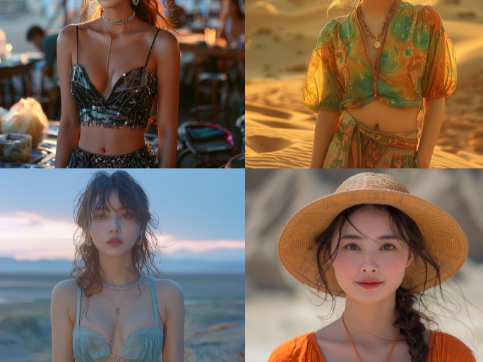 海边少女_兵长一米几啊-站酷ZCOOL