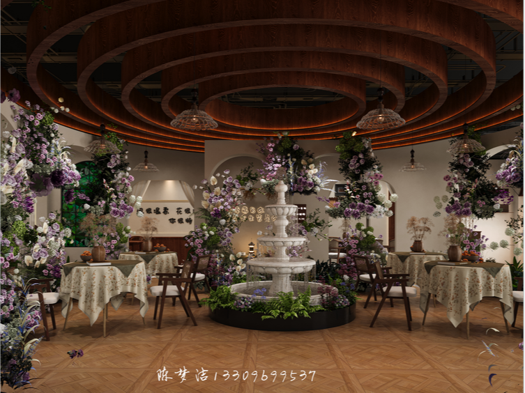 花园餐厅_梦MengJie-站酷ZCOOL