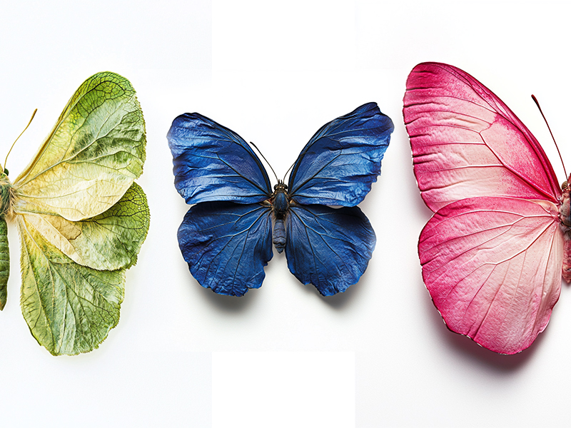 花瓣蝴蝶_kankanbei-站酷ZCOOL