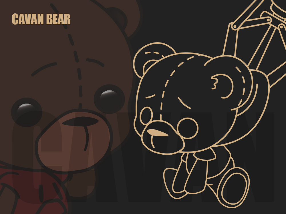 CAVAN BEAR_熊Tiana-站酷ZCOOL