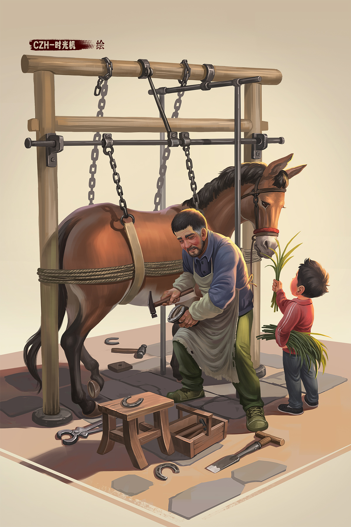 儿时民间工匠合集_CZH-时光机-站酷ZCOOL