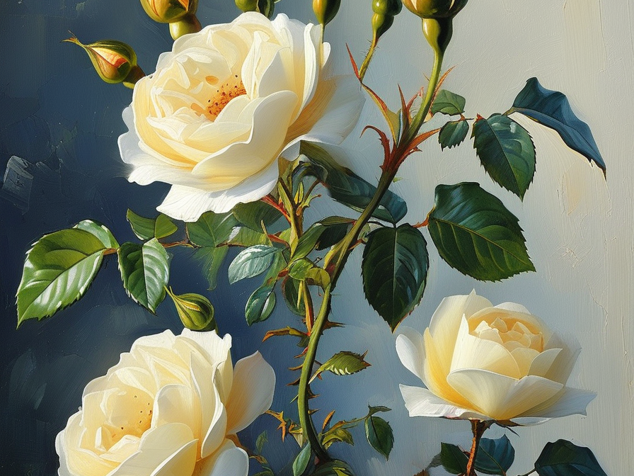 艺术风格的玫瑰花_恺哥666-站酷ZCOOL