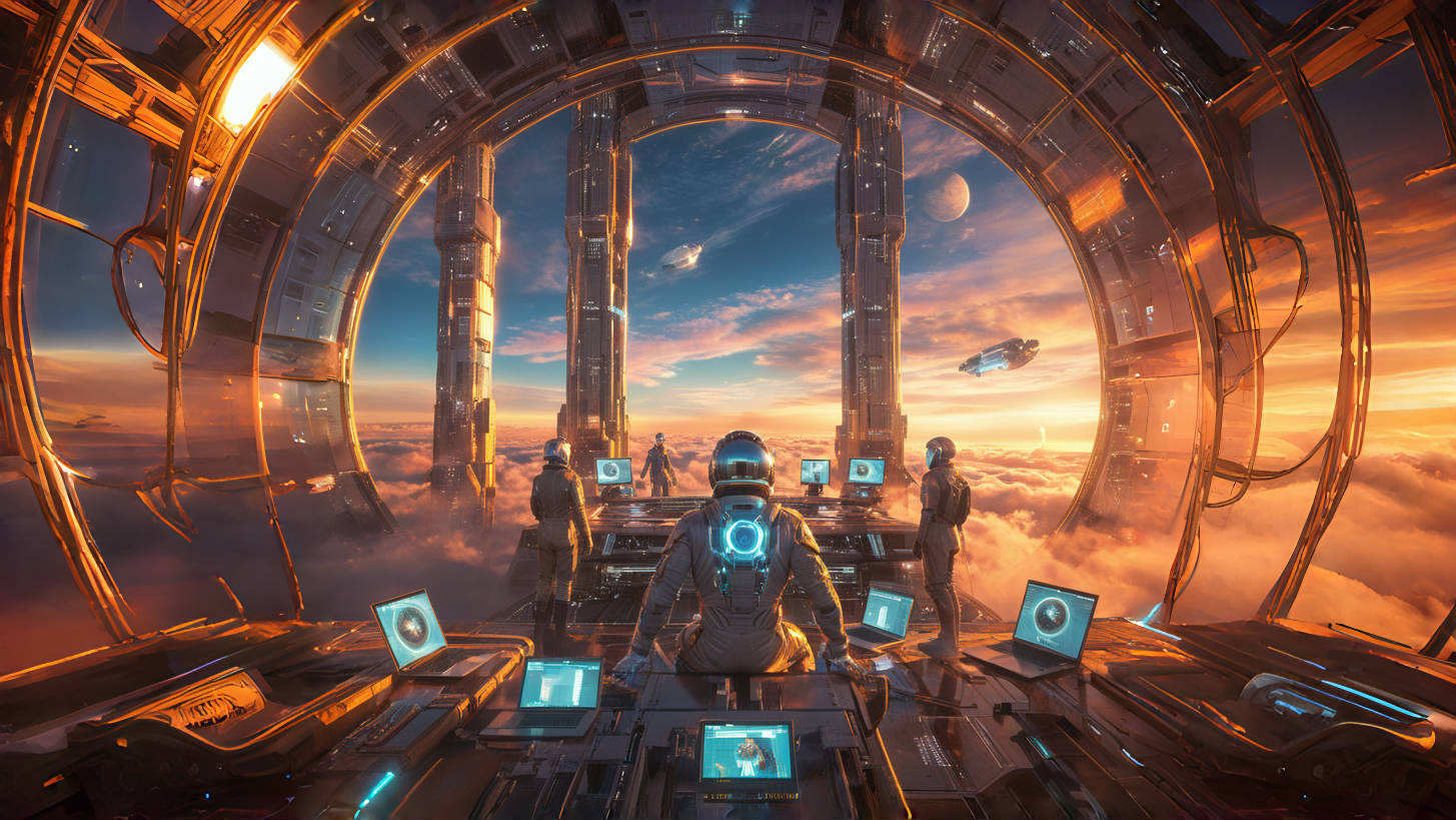 AIGC作品 笔记本创意海报_大橙子0817-站酷ZCOOL